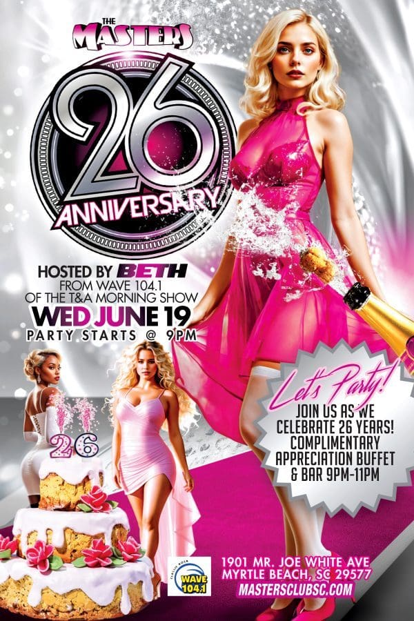 Events from May 9, 2024 – August 2, 2024 | MASTERS Strip Club